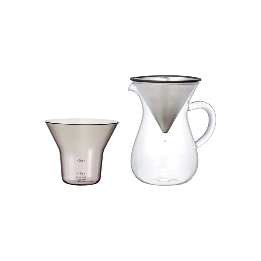 Kinto SCS-02-CC-ST Coffee Carafe Dripper Set 300ml – Redber Coffee