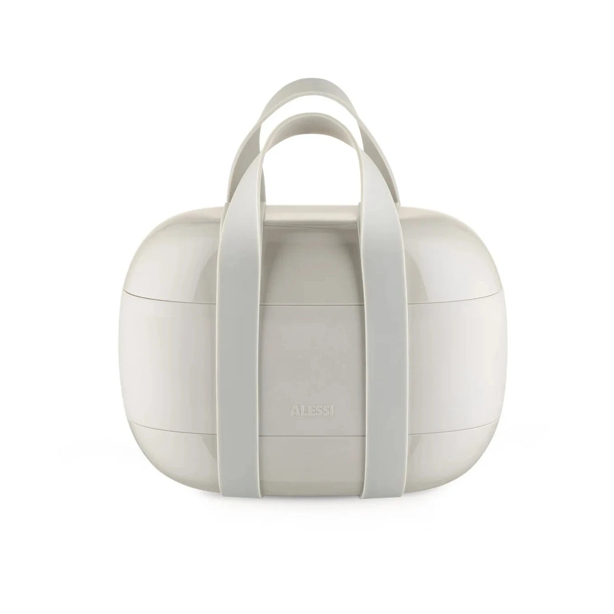 Alessi Food à Porter, Three-Compartment Lunch Box Grey I Redber Coffee