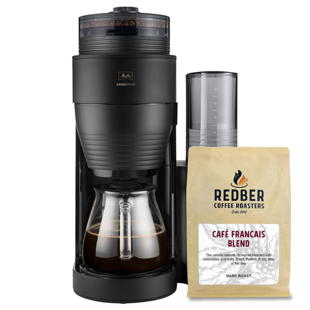 Melitta AromaFresh II Pro Grind & Brew Filter Coffee Machine | Built-In ...