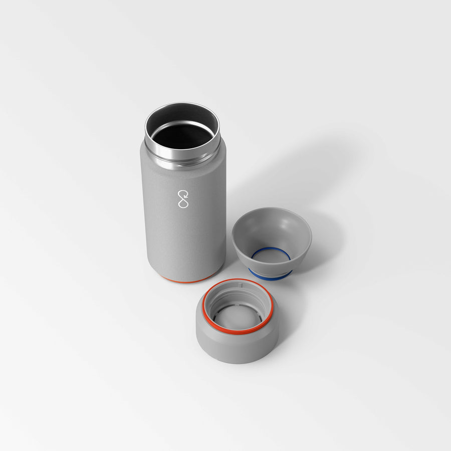 Ocean Bottle Brew Flask 350ml - Rock Grey | Redber Coffee Roastery