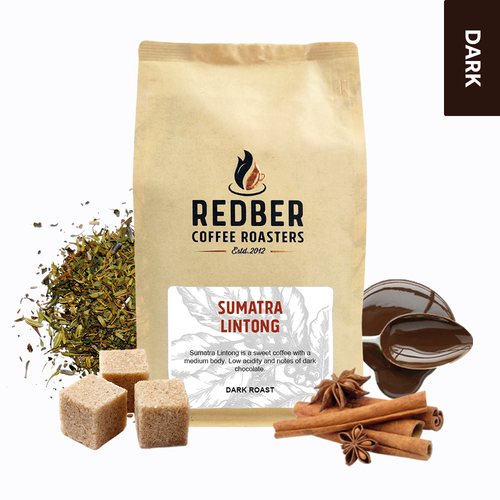 Sumatra Lintong Grade 1 Dark Roast Coffee - Bold & Earthy | Redber Coffee