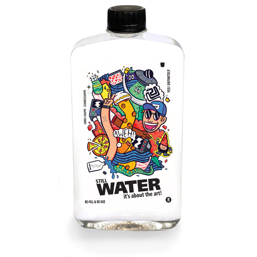 Yes! Definitely Bottled Water 500ml Featuring Design by James Chappe ...