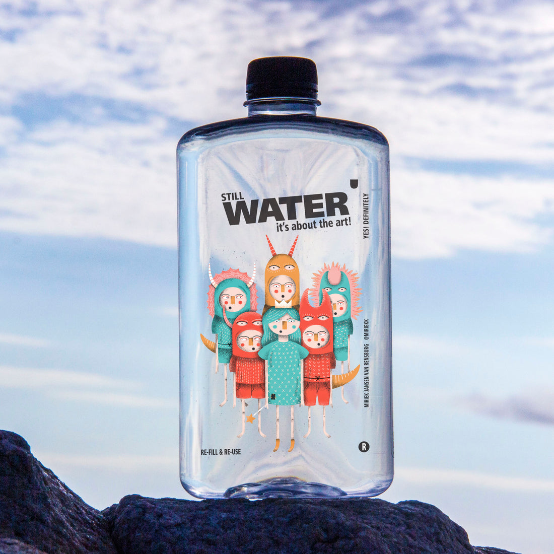 Yes! Definitely Bottled Water 500ml Featuring Design by Miriek Jansen ...