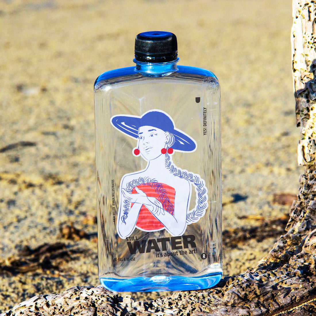 Yes! Definitely Bottled Water 500ml Featuring Design by Anja Miller ...