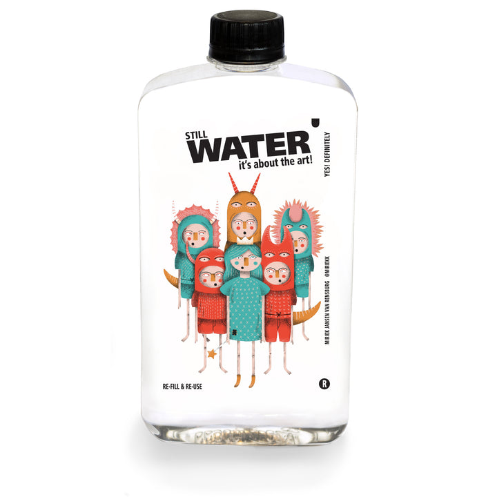 Yes! Definitely - Bottled Water with Art Illustrations – Redber Coffee