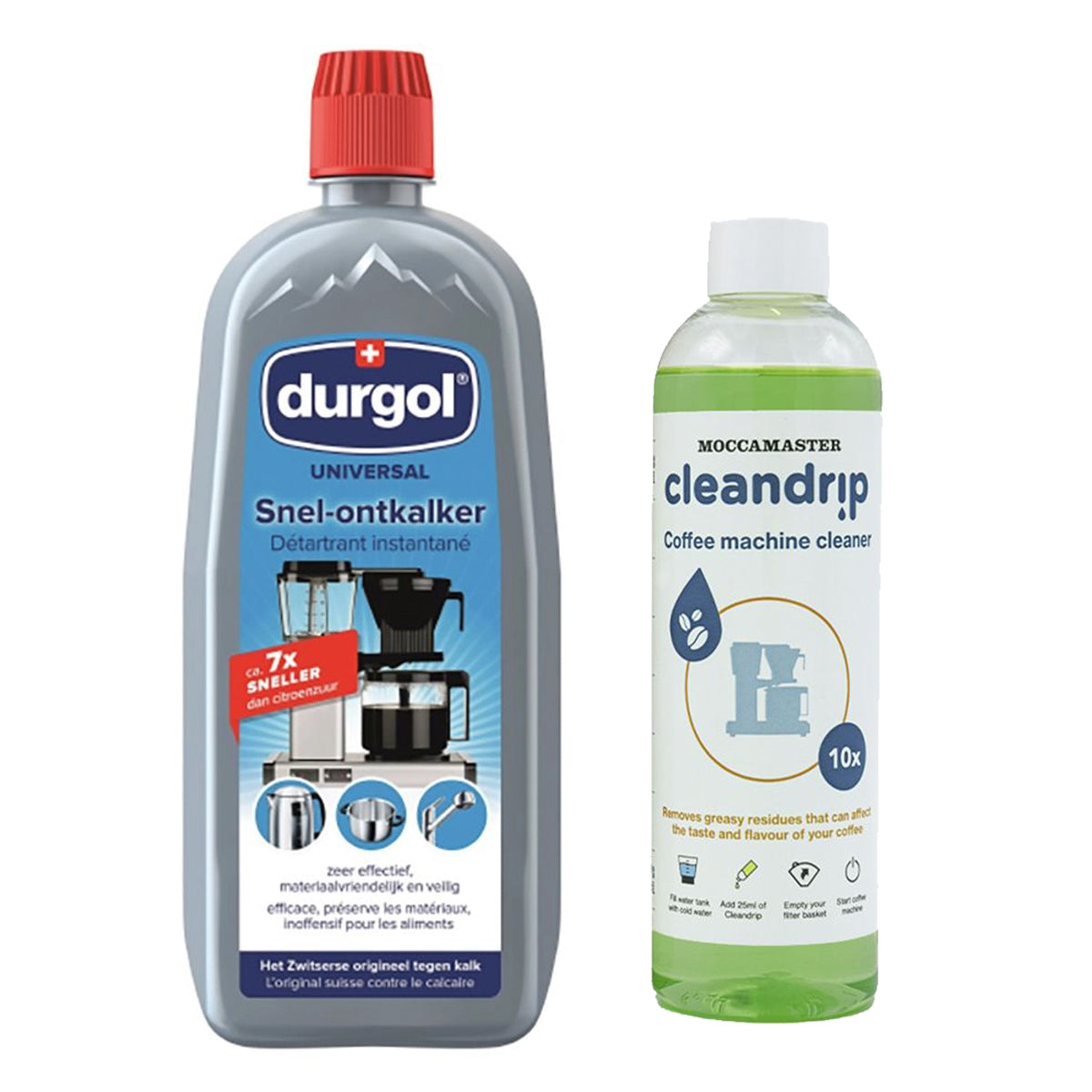 Durgol Universal Descaler 750ml & Cleanrip Cleaning Aid for Moccamaster ...