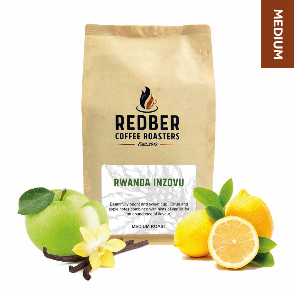 Rwanda Inzovu Medium Roast Coffee - Bright & Sweet | Redber Coffee