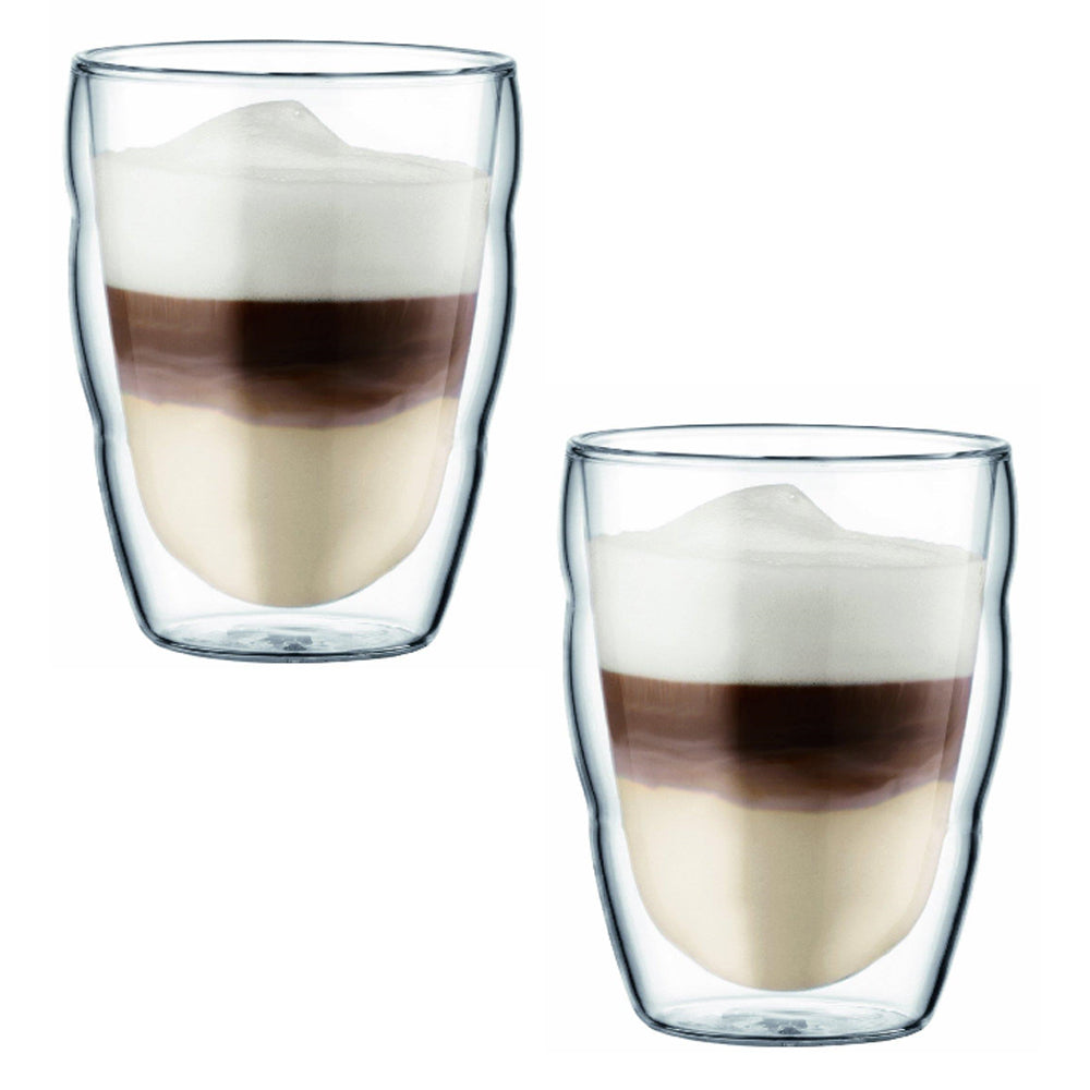 Bodum Pilatus Double Wall Glasses 0.25L (Set of 2) | Redber Coffee