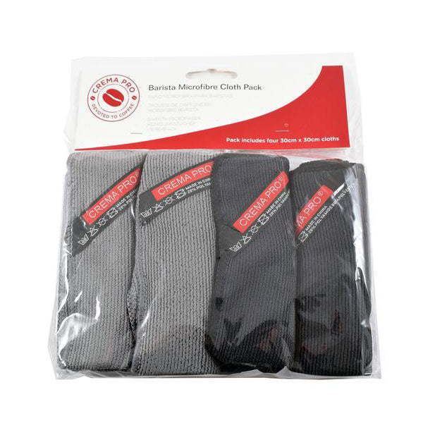 Crema Pro Microfibre Cloth 4 Pack | Redber Coffee
