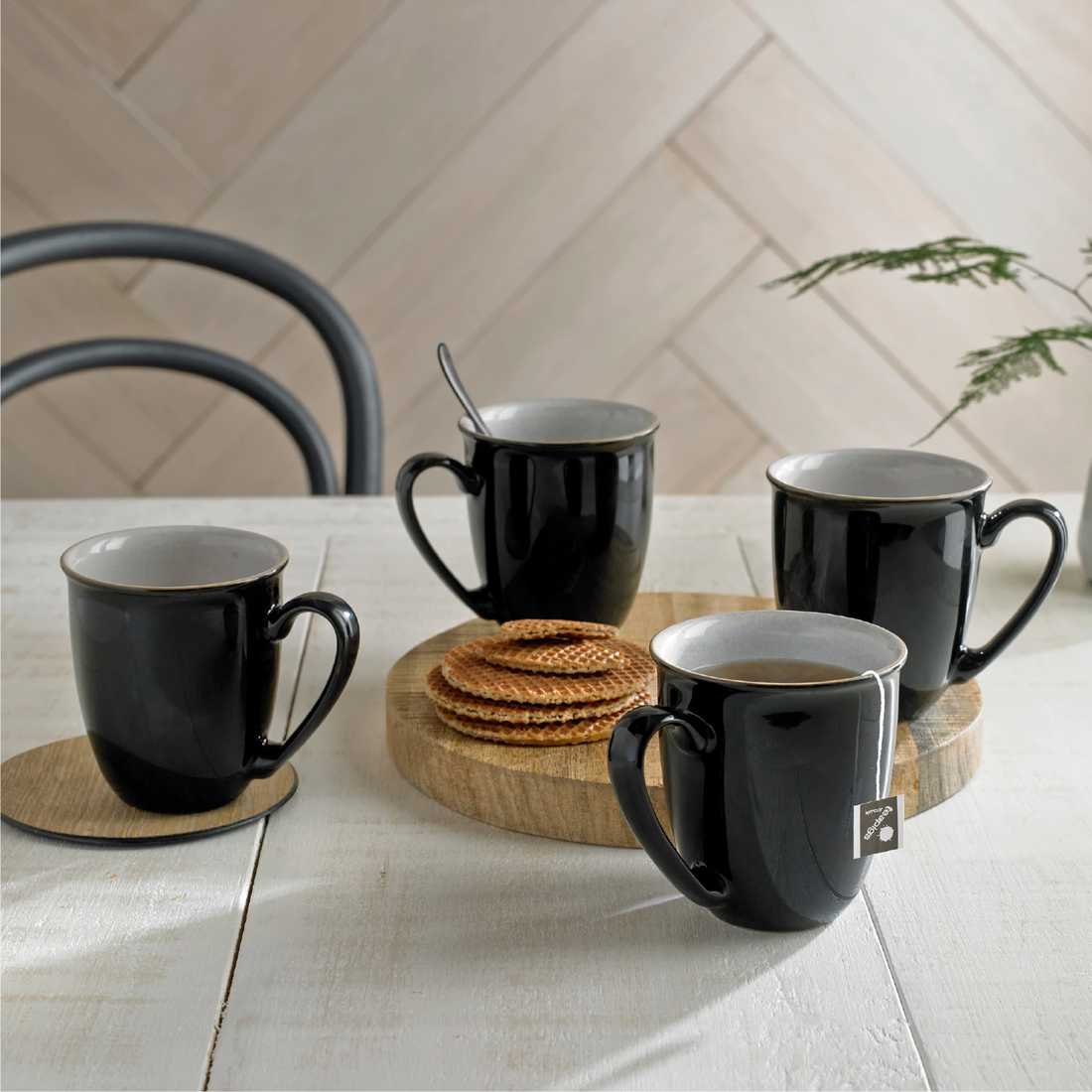 Denby Elements Black Coffee Beaker/Mug | Redber Coffee