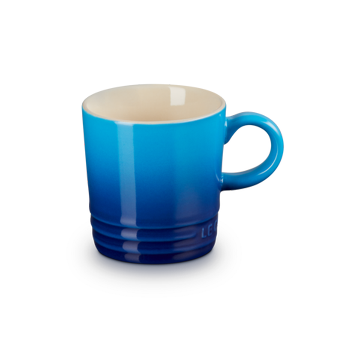 Le Creuset Stoneware Espresso Mug - Azure Blue | Redber Coffee