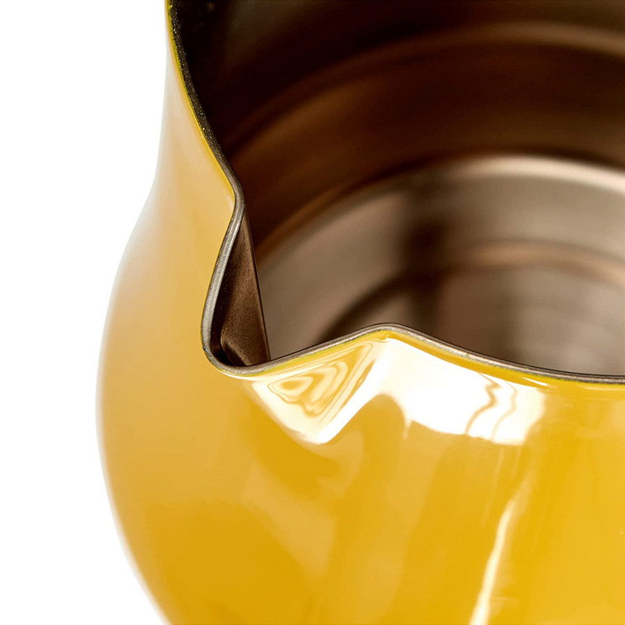 Motta Tulip Milk Jug 500ml - Yellow | Redber Coffee Roastery