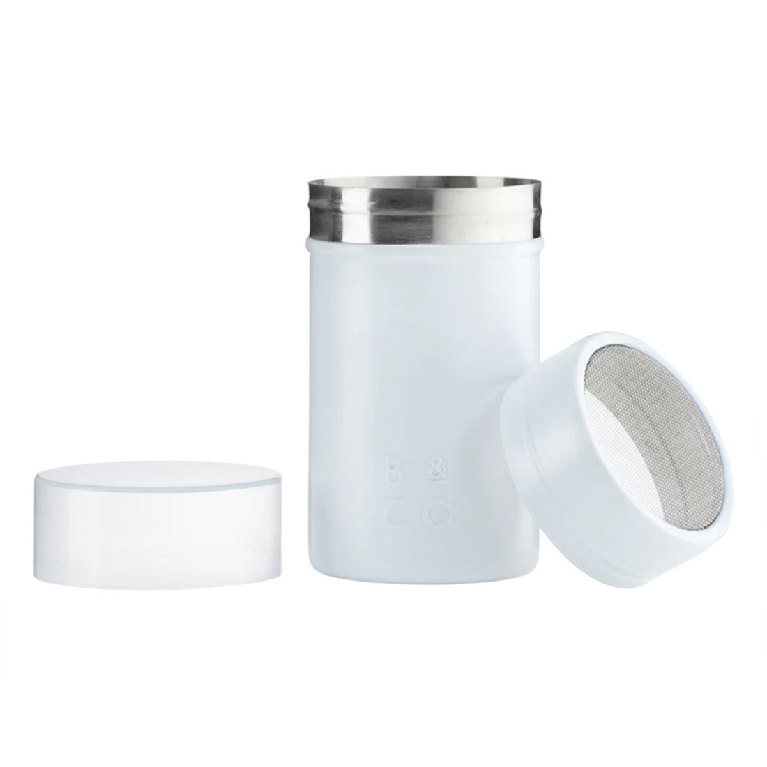 Barista & Co. Core Cocoa Shaker - White | Redber Coffee