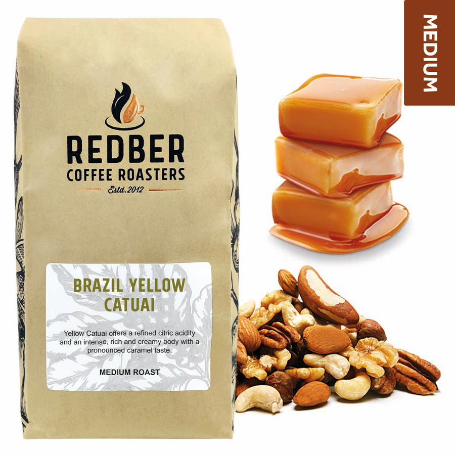 BRAZIL YELLOW CATUAI | Beans & Ground Coffee | Redber.co.uk – Redber Coffee