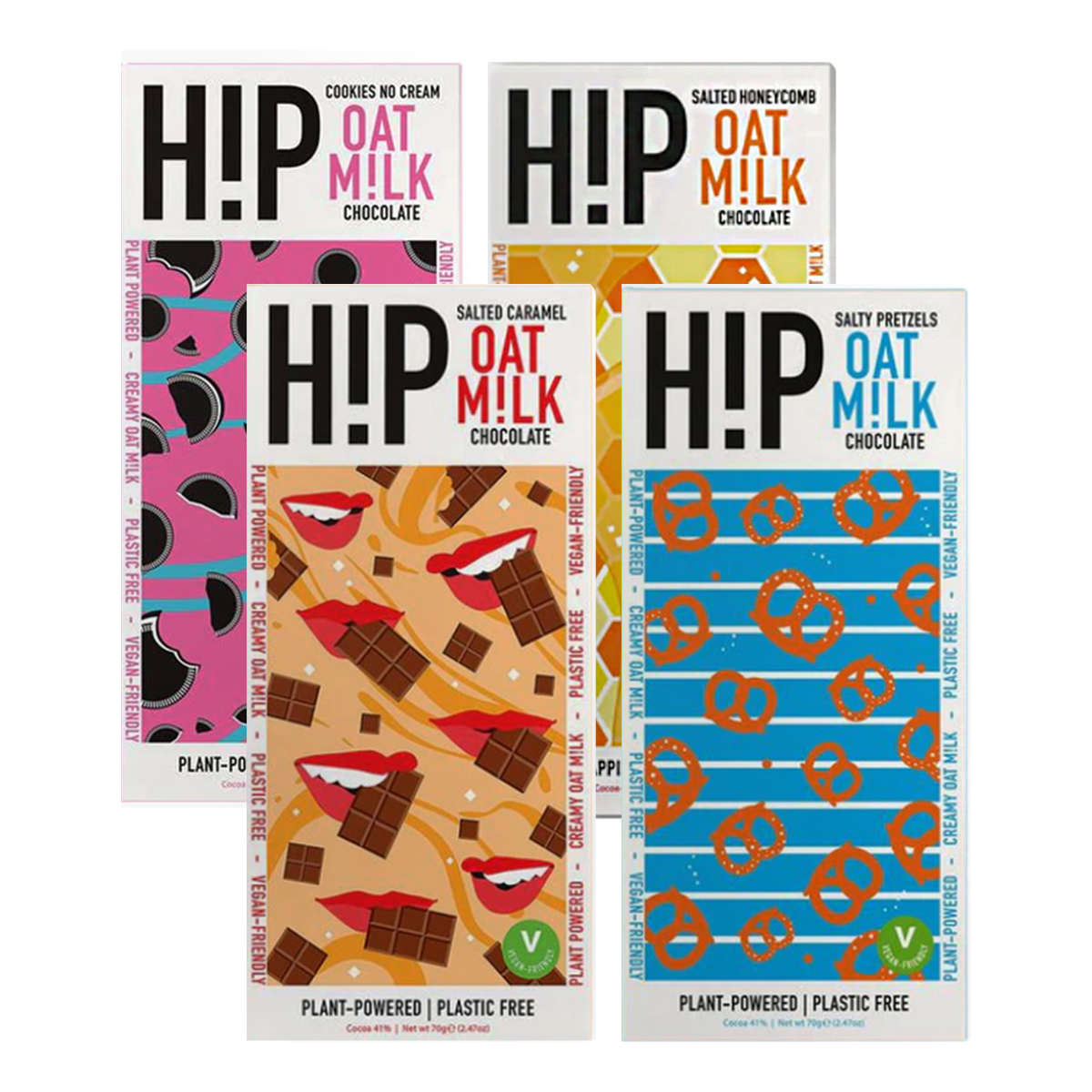 HIP Oat Milk Chocolate Bar 4 Pack Bundle| Redber Coffee