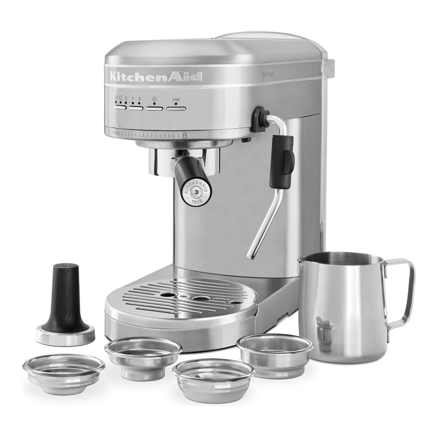 KitchenAid Artisan Semi Automatic Espresso Coffee Machine - Stainless ...