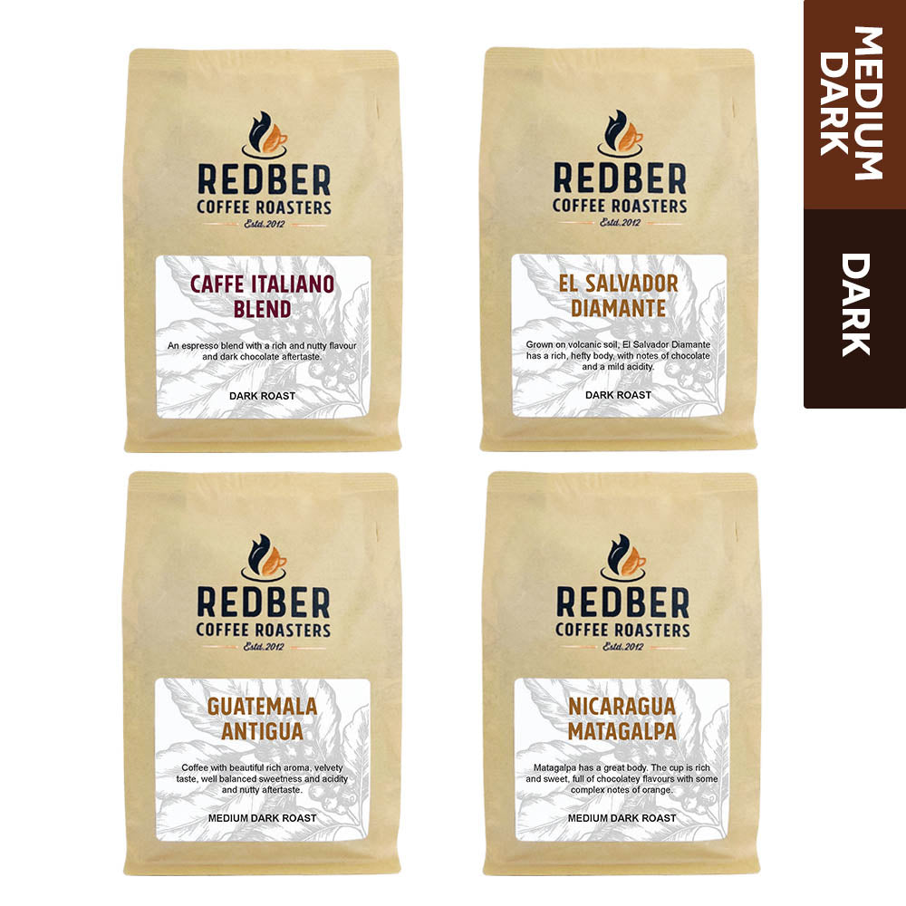 Bean to Cup Coffee Taster Pack | 100% Arabica | Redber Coffee