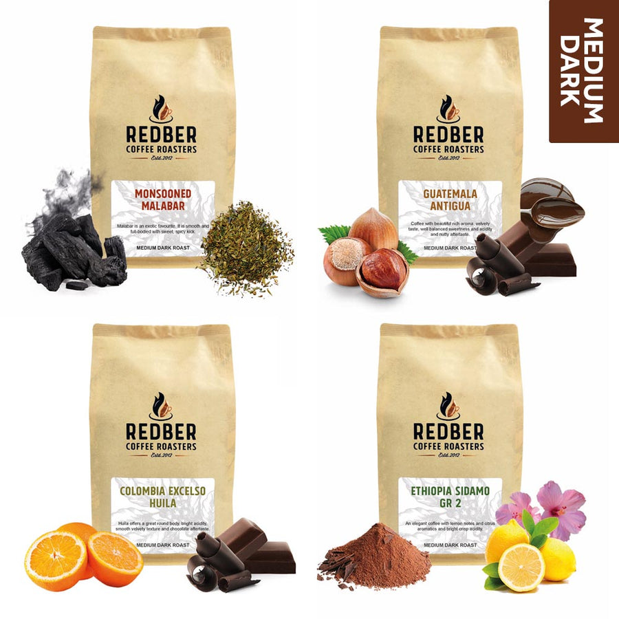 Intro Coffee Bean Taster Pack | Coffee Beans Selection | Redber Coffee