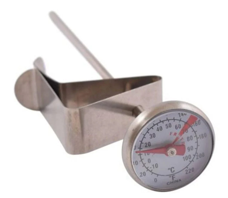 Steaming Thermometer (14 cm / 7.5 inch stem) with Clip – Redber Coffee